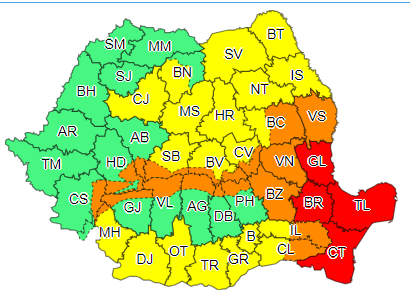 Cod ROȘU! Se închid toate drumurile naționale și județene din Constanța ...