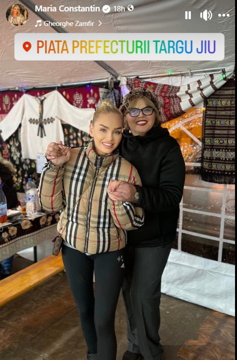 Maria Constantin a venit la Târgul de Crăciun de la Tg-Jiu - Stiri Gorj